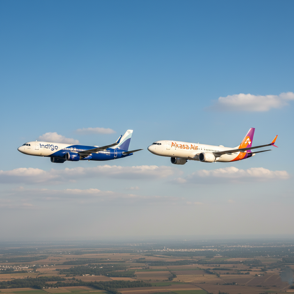 IndiGo vs Akasa Air: Salary, Growth, Fleet & Pilot Hiring